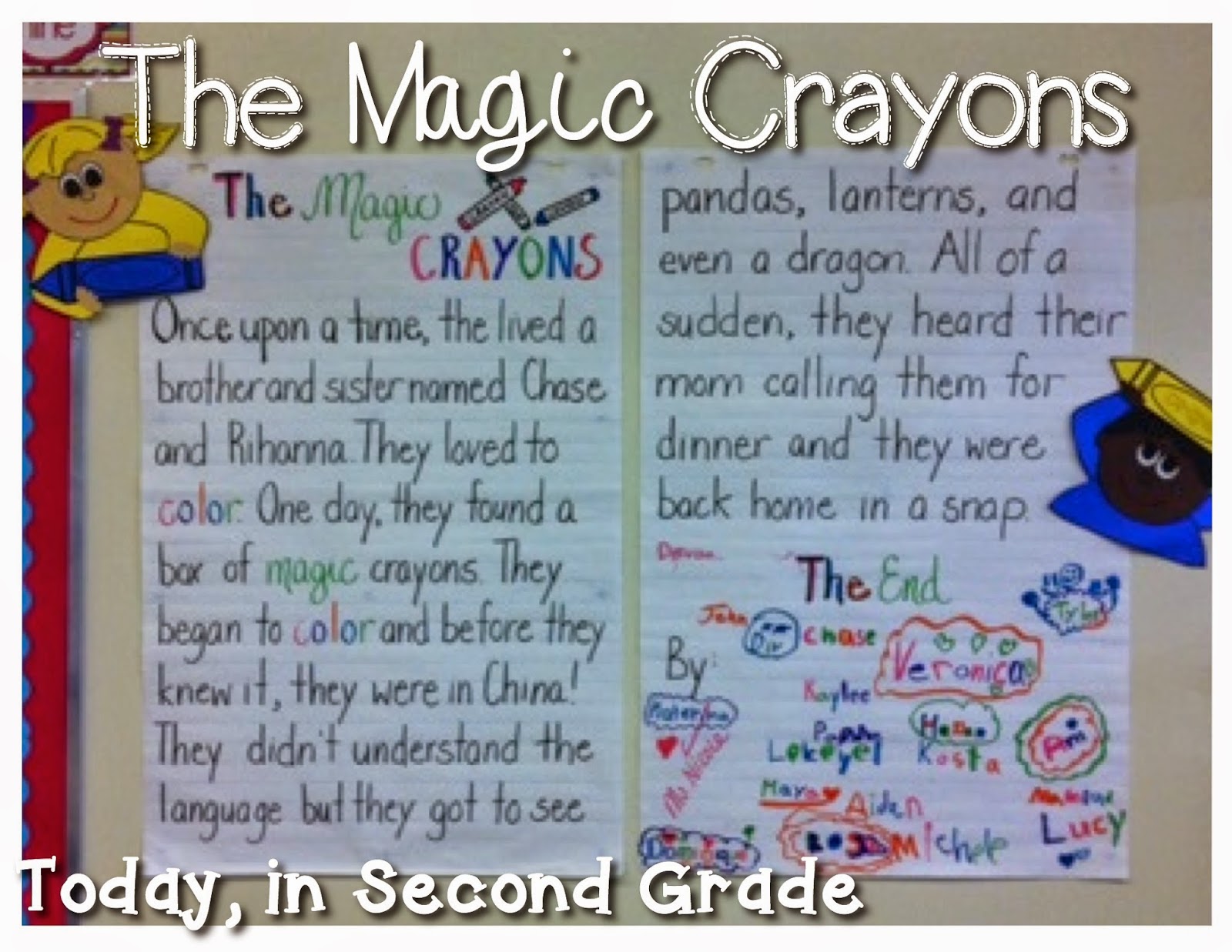 The Magic Crayons - Today in Second Grade