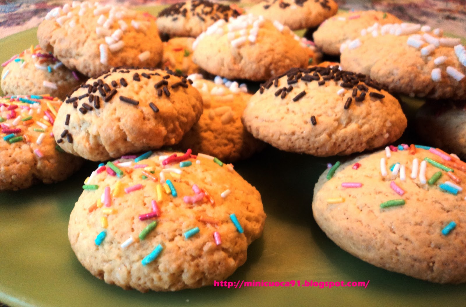 MiniCuoca91: Biscotti di riso colorati!