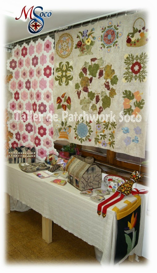 Patchwork Soco: Fotos VI Exposición del Taller de Soco: Patchwork A MANO