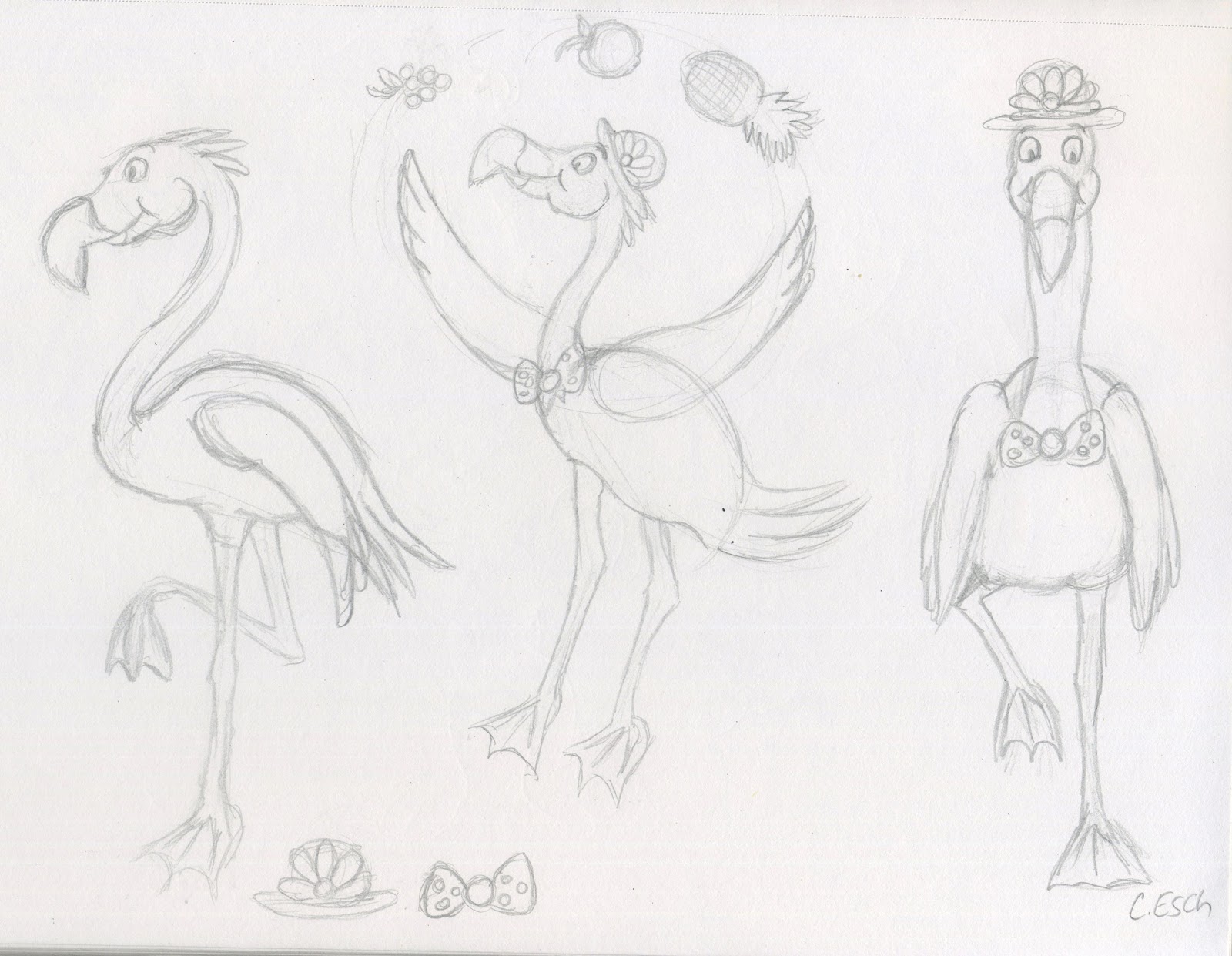 Catherine's Sketch Blog: Exploratory Sketches