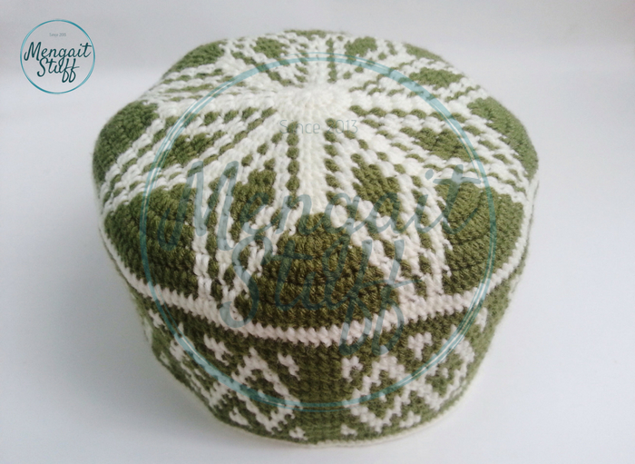 Kopiah Kait (Pattern 3) - Mengait Stuff