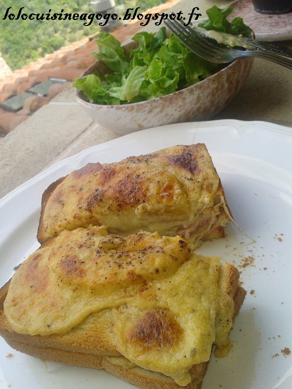 Lolo cuisine à gogo: Le Croque Hawaï (croque-monsieur avec ananas)