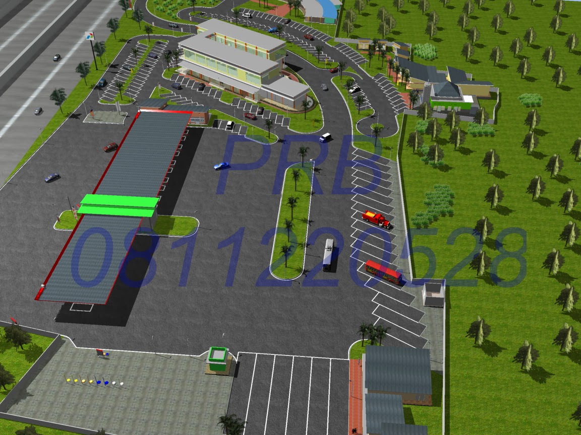 Arsitektur bangunan SPBU/SPBE/SPPBE