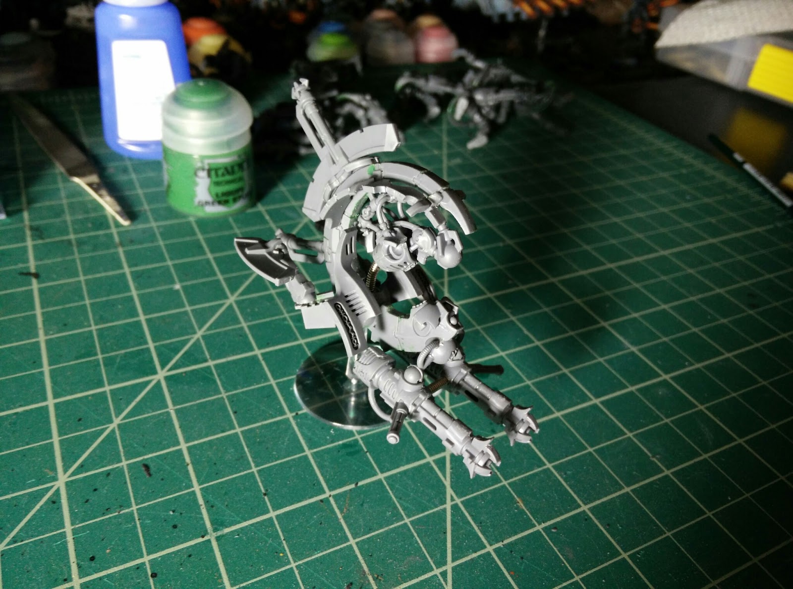 Necron Army Work in Progress pics: Tomb Blade Conversion and Magnetization
