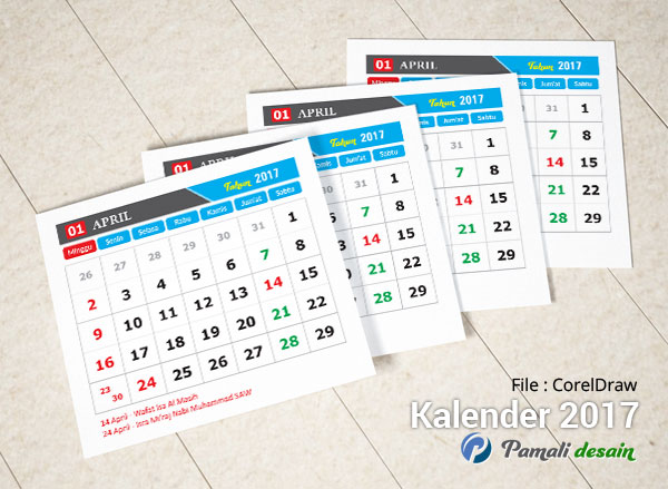 Download Kalender 2017 Tanggalan Lengkap - Pusat Percetakan