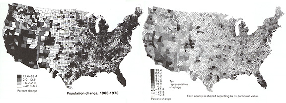 Mosler Maps: Unclassed Choropleth Map