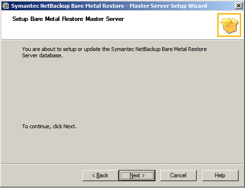 Symantec Bare Metal Restore Master Server Setup Windows Itzgeek