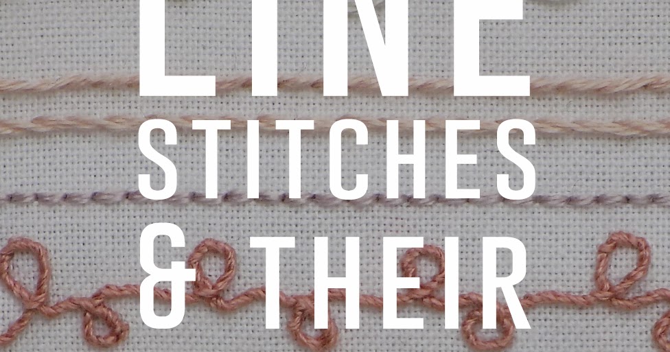 Line stitches and their variations: sampler - Stitch Floral