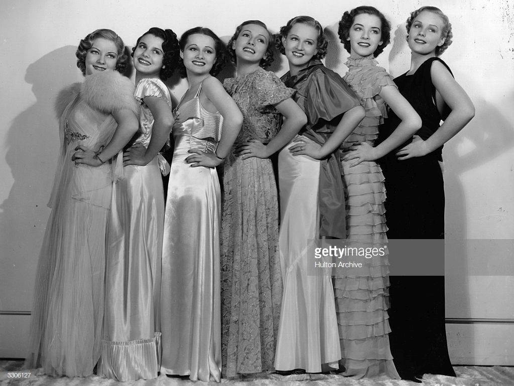 Film Noir Photos: Bevy of Beauties: Paramount Lucky 7 Starlets