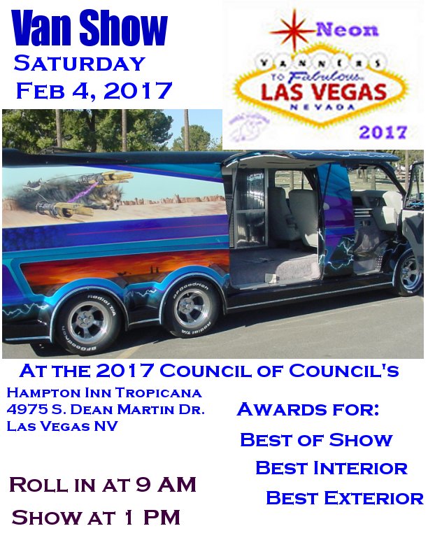 Northern California Van Council: January 2017