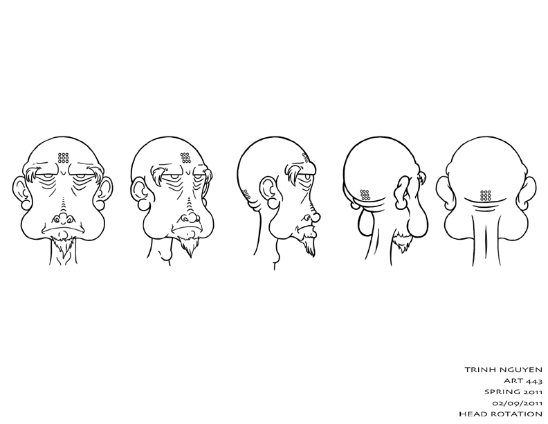 Tina N.: Character Rotation study