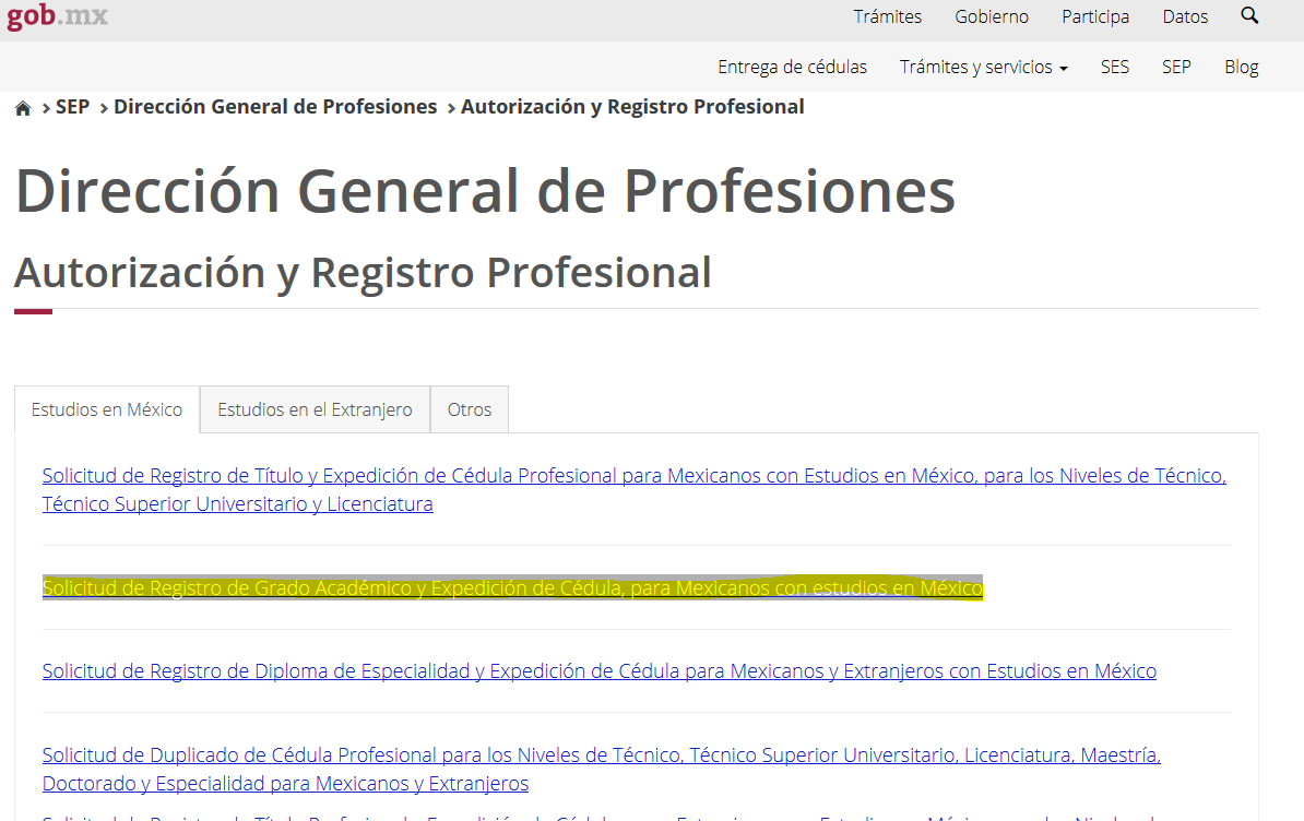 Abundistools: Como tramitar mi cédula profesional? primero debo ...