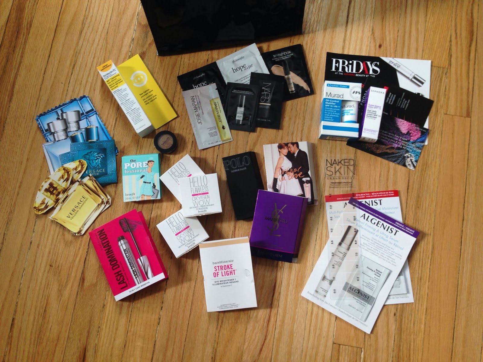 gold glitter diaries: Free Deluxe Sephora Samples