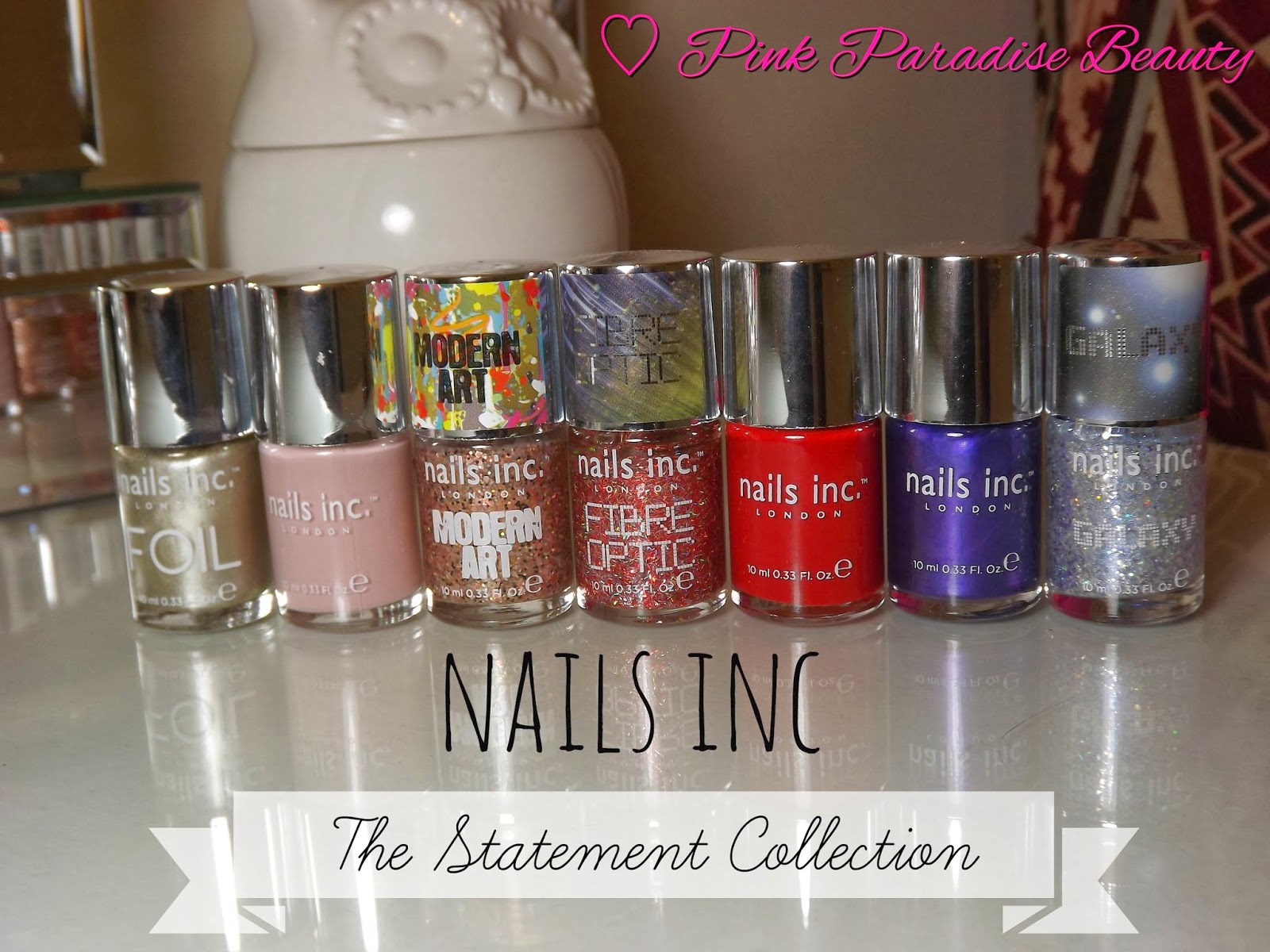 Nails Inc The Statement Collection Swatches, Review & Photos | Pink ...