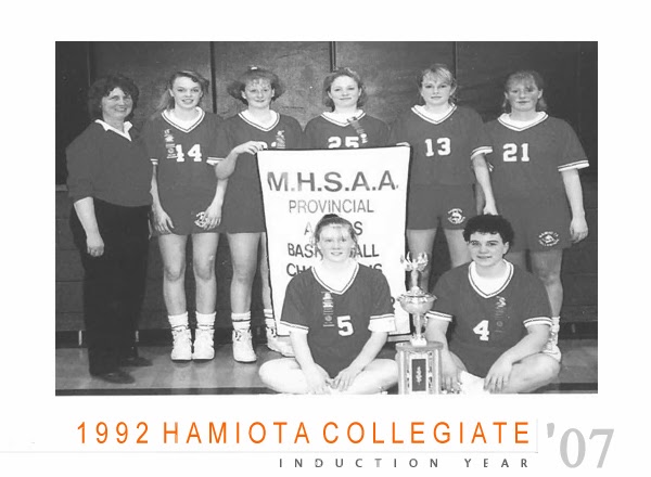 1987, '88, and 1990, ’91, ’92, ’93, and ’94 Hamiota Collegiate ...