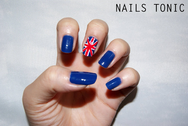 NAILS TONIC: Union Jack nail art