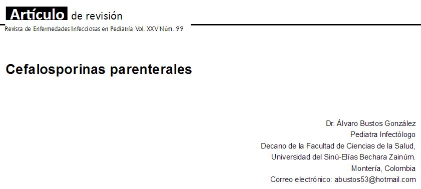 Cefalosporinas: Las Cefalosporinas son..