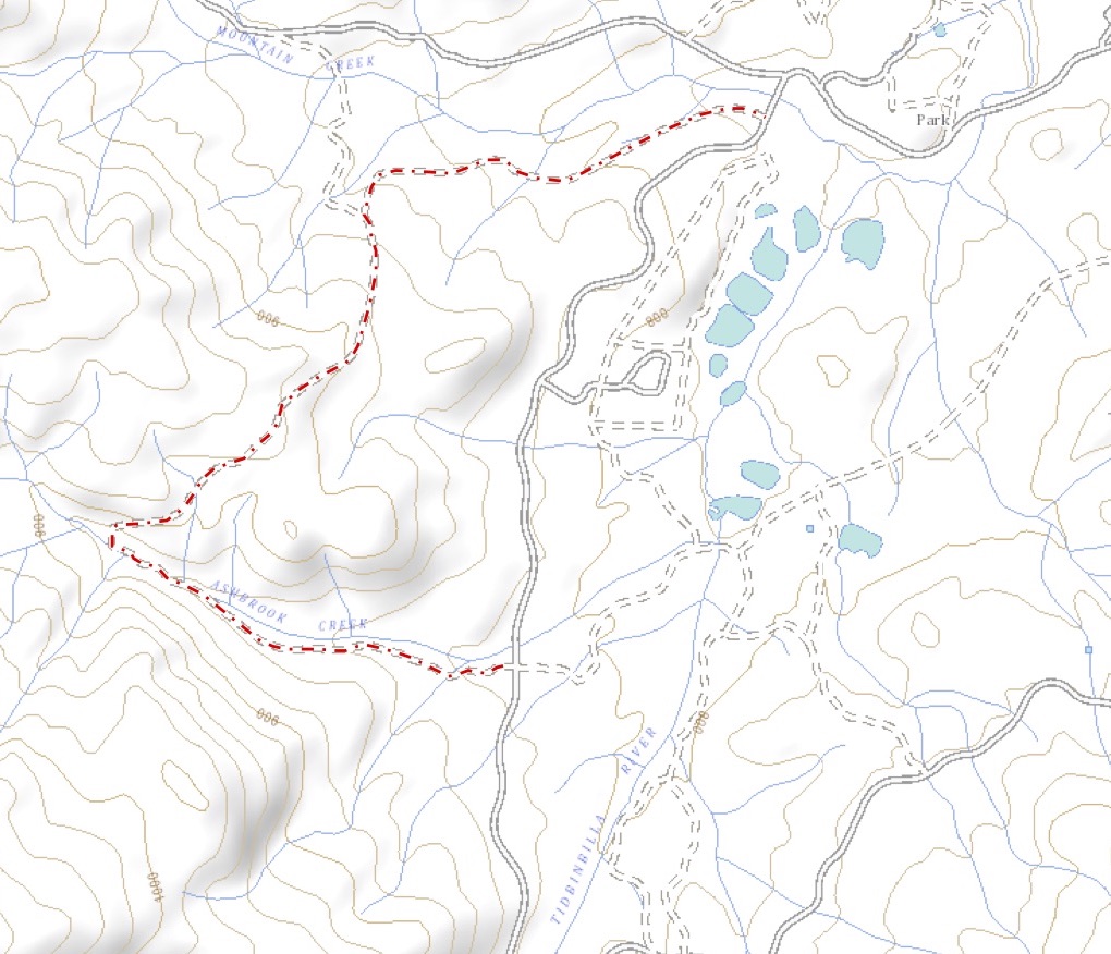 Phil's Bushwalking Blog: Tidbinbilla Nature Reserve: Ashbrook Fire Trail