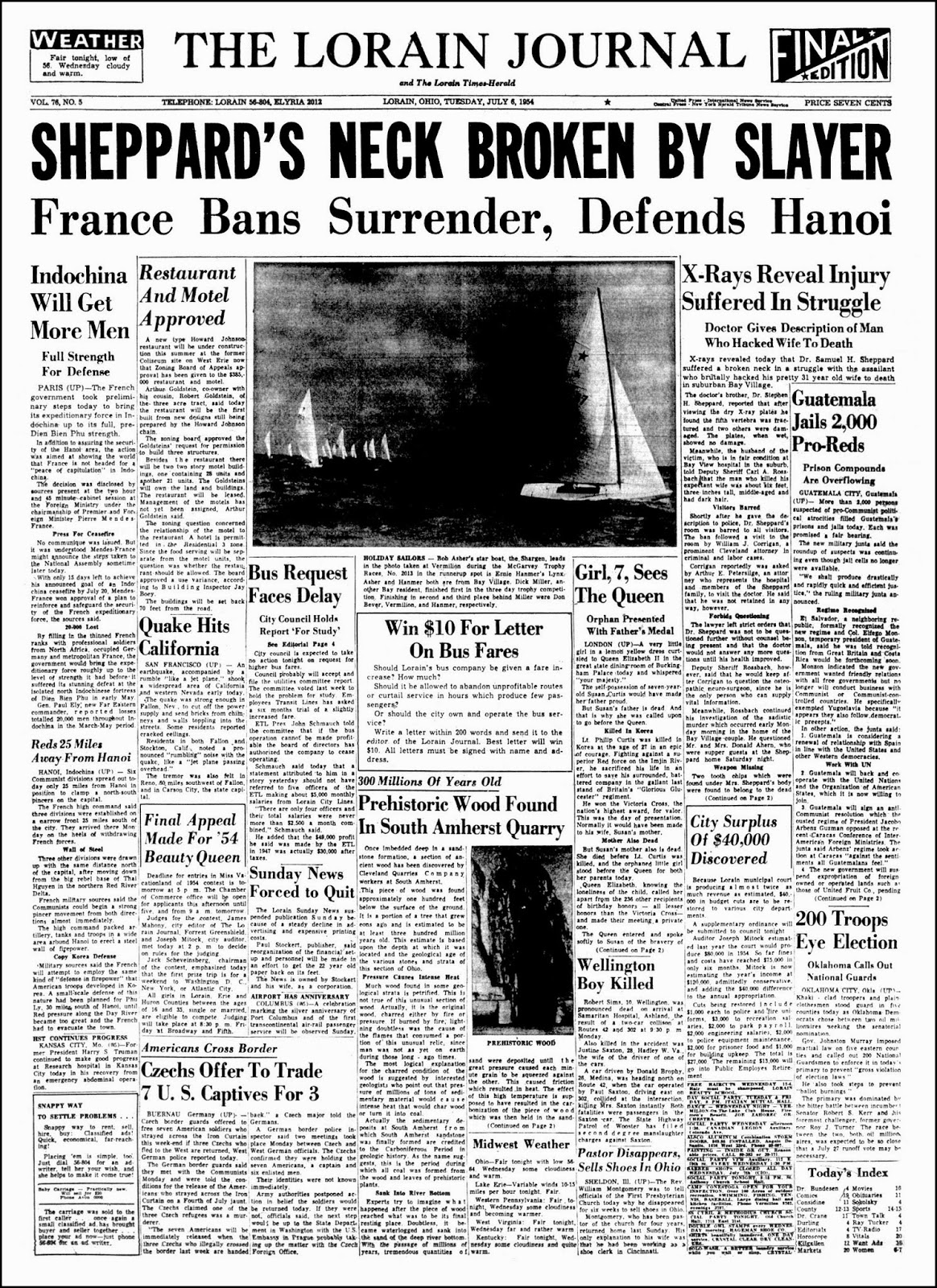 Brady's Bunch of Lorain County Nostalgia: July 1954 Sam Sheppard Murder ...