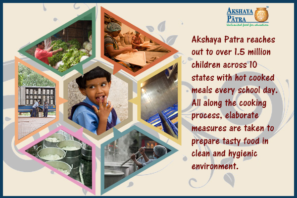 The procedure to serve a nutritious meal