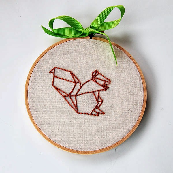 The Craftinomicon: Origami Animal Embroidery Patterns