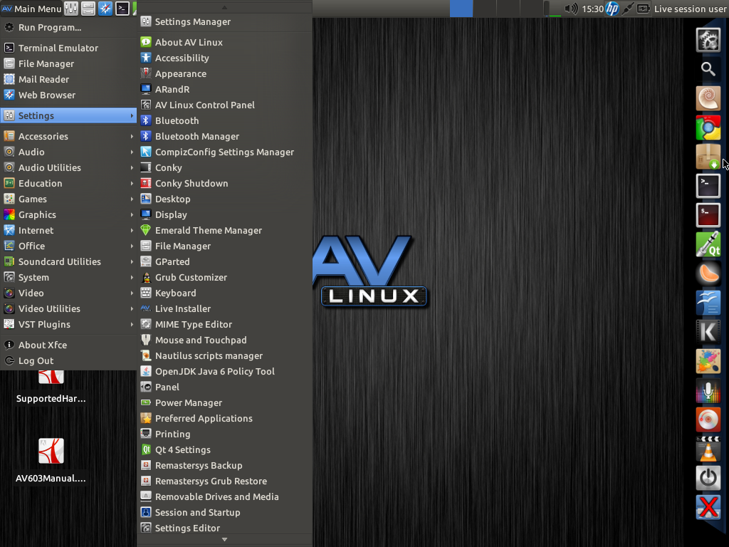 AV Linux: Audio - Graphics - Video workstation. Epic! - Mr. Linux Head