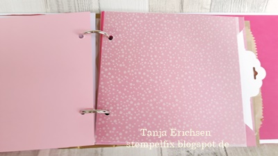 Stempelfix: Minialbum mit Ringbindung - Fotobuch selber machen