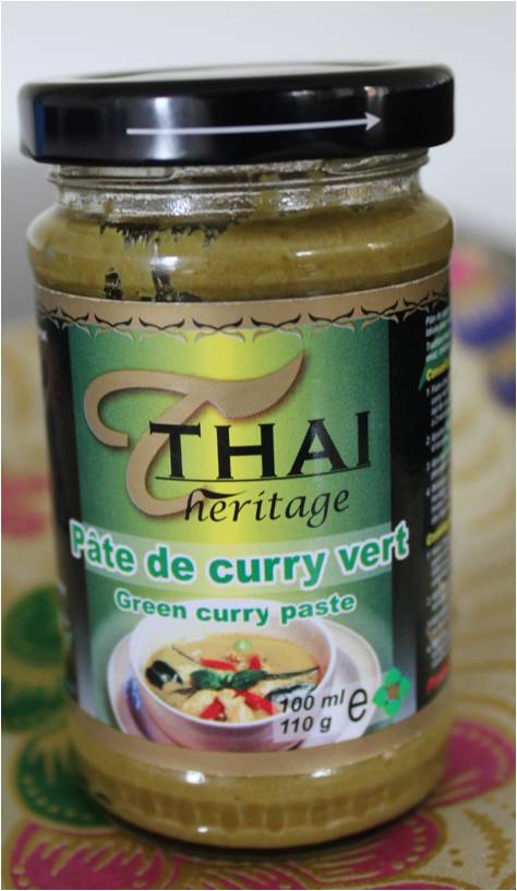 Curry vert de poulet