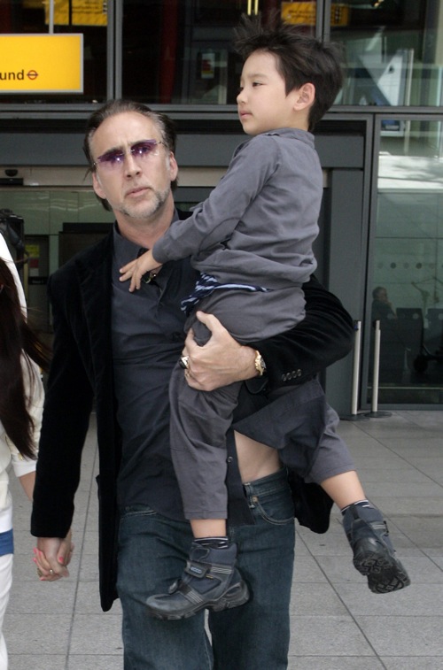 Hollywood All Stars: Nicolas Cage Family Pics