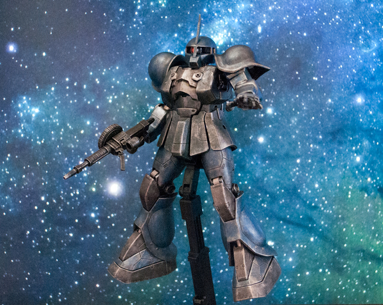 MG 1/100 Zaku I Ramba Ral Custom Weathered Build