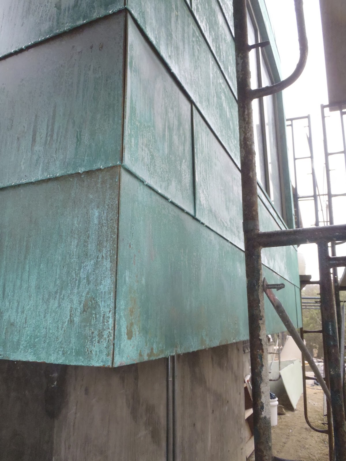 O'Connor Sheetmetal: Custom copper siding panels