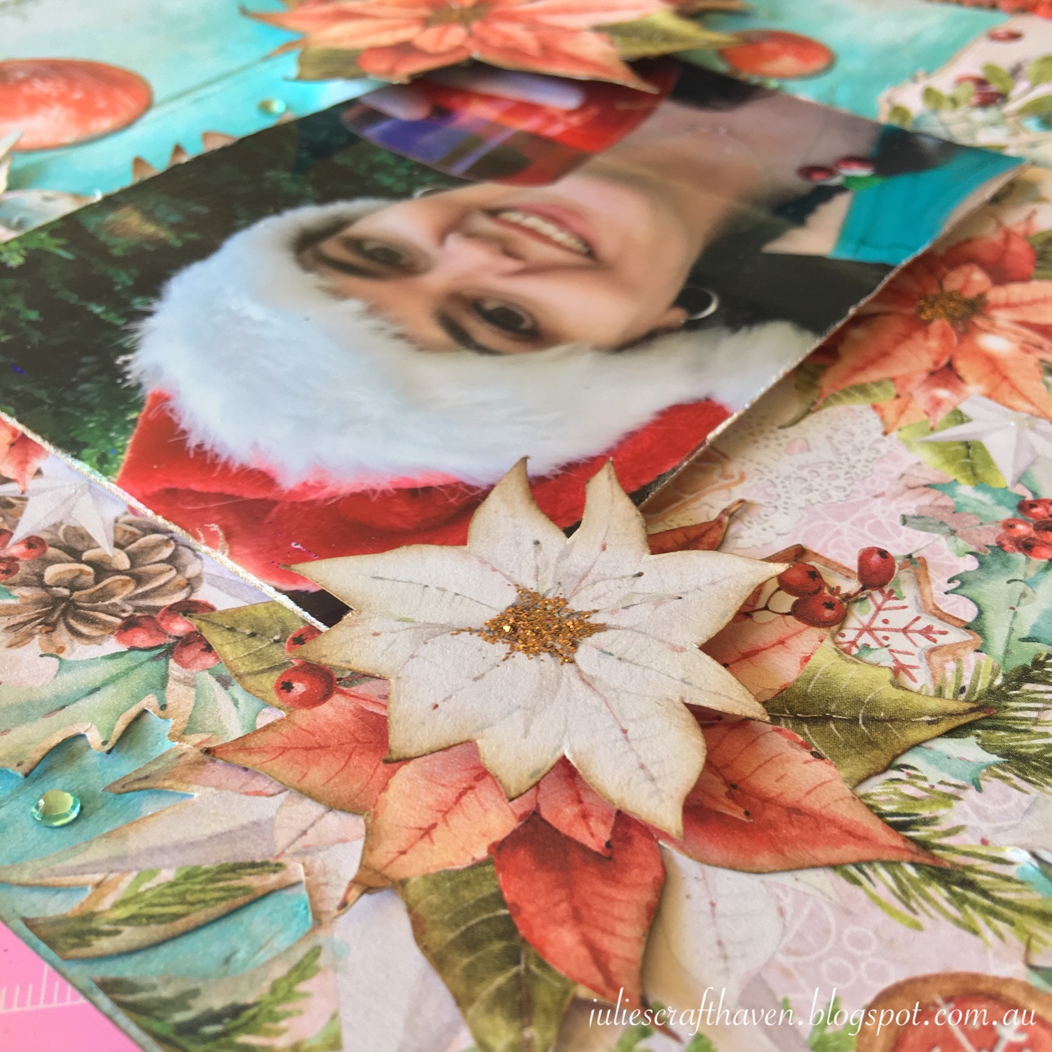 Hashtag Christmas Layout - Julie's Craft Haven