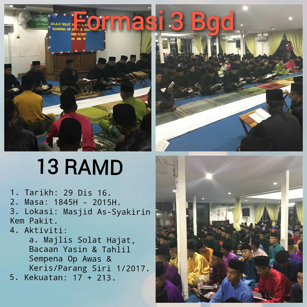 Masjid TD: Masjid As-Syakirin 13 RAMD Sri Aman