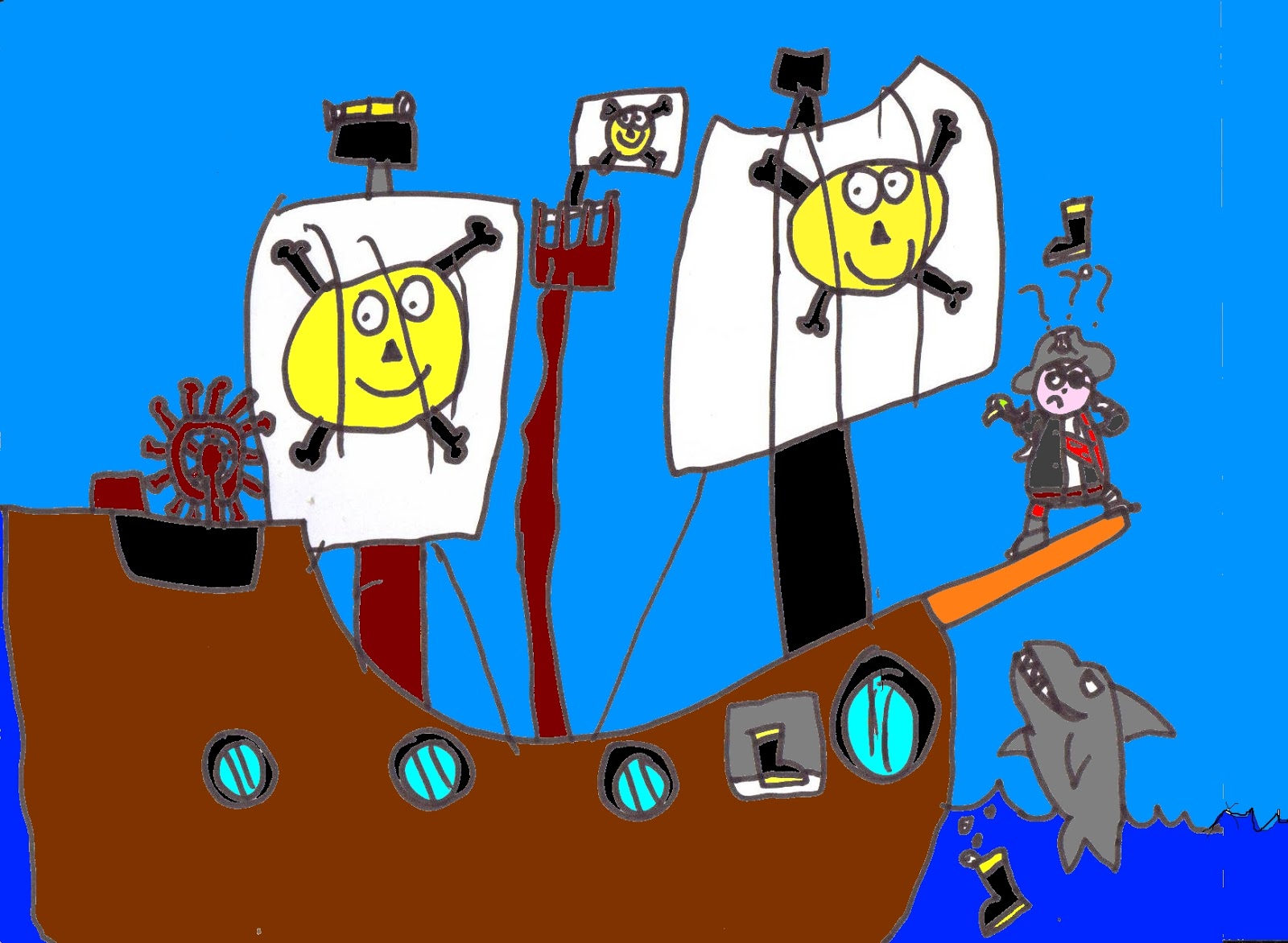 Cuentos cortos infantiles: El pirata Mala Pata (poesía)