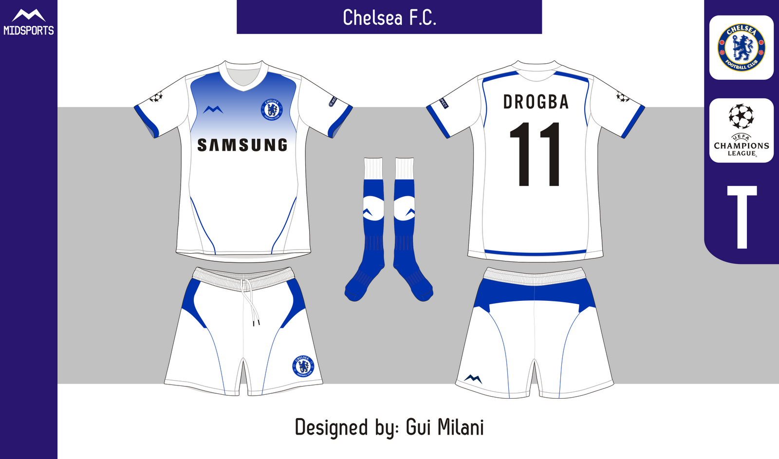 Midsports Design by Gui Milani: Chelsea FC - Superpost