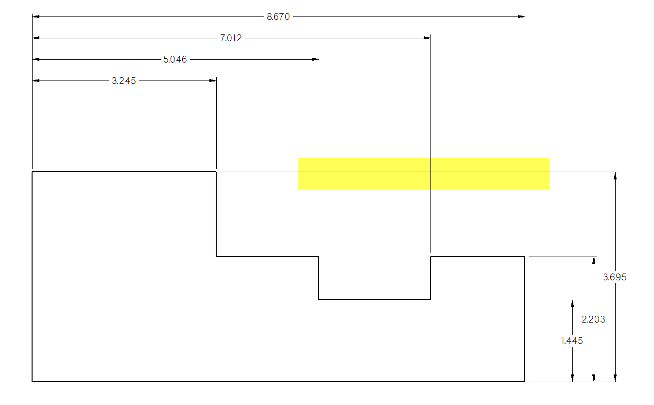 Dimension Projection Line Breaks