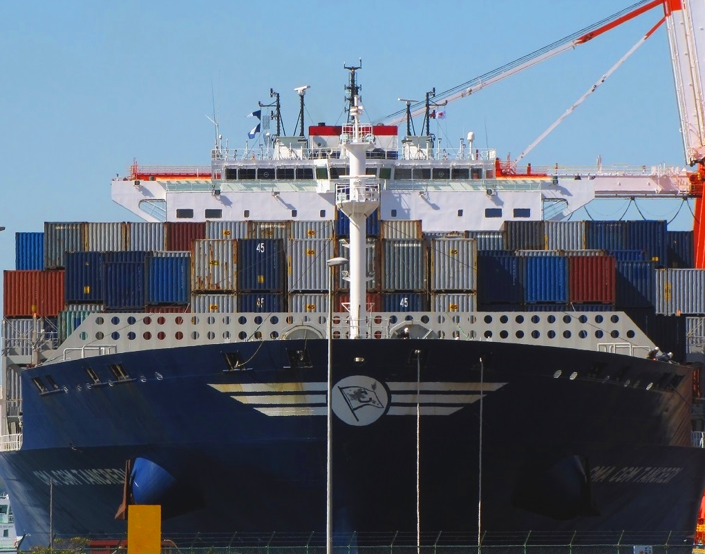 Lagi, Kapal Kontainer Raksasa CMA-CGM Tancredi Dengan Kapasitas 8.700 ...