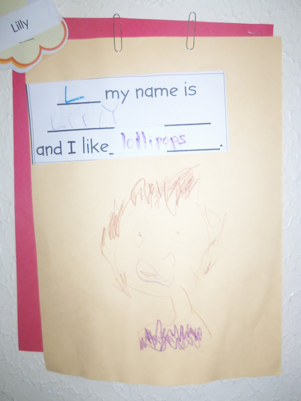 Mrs. Wood's Kindergarten Class: A My Name is Alice