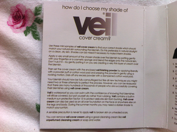 Lace, Lipstick and Me: Review: Veil Cover Cream*