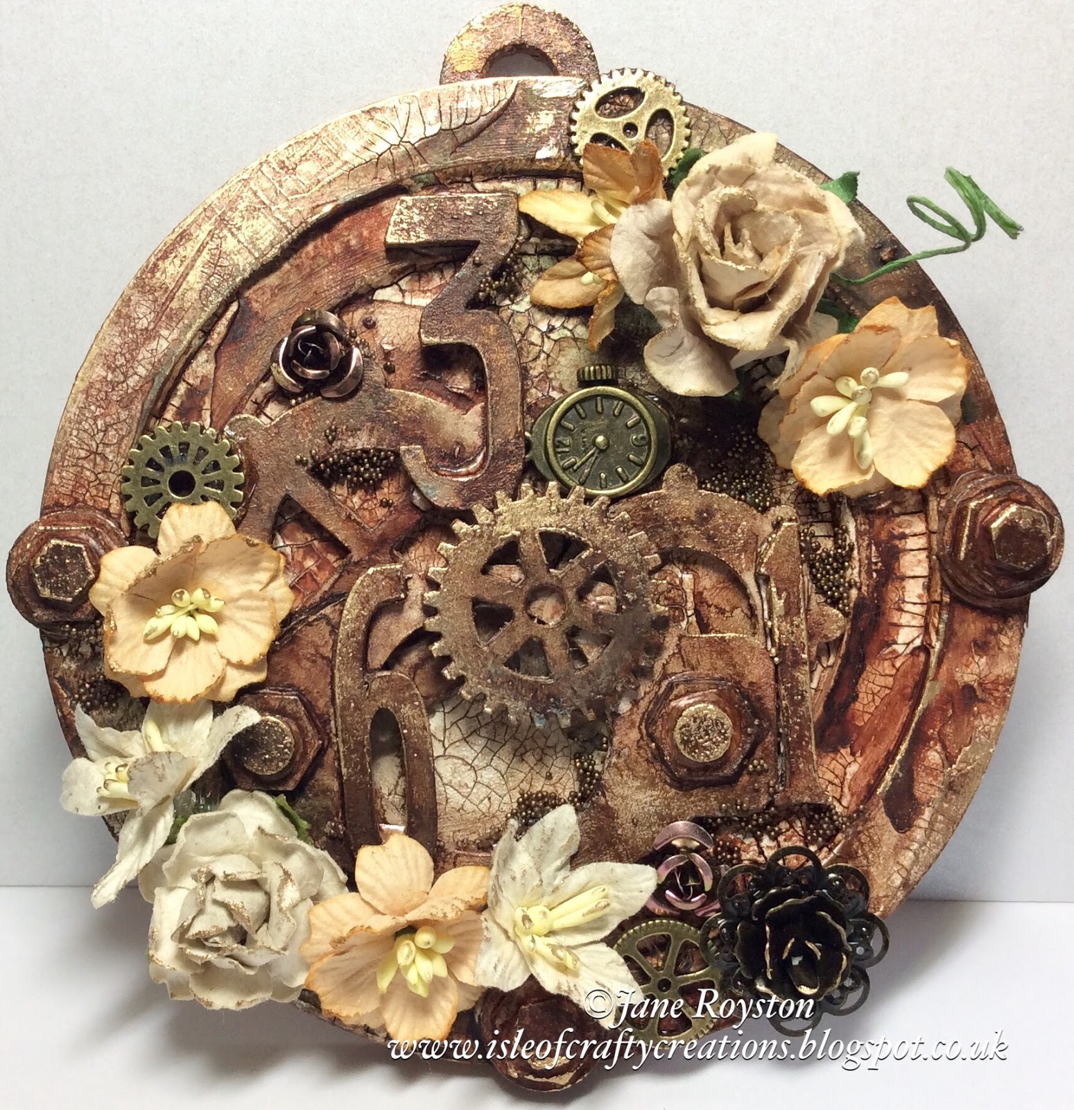 Tando Creative: Floral Steampunk Frame