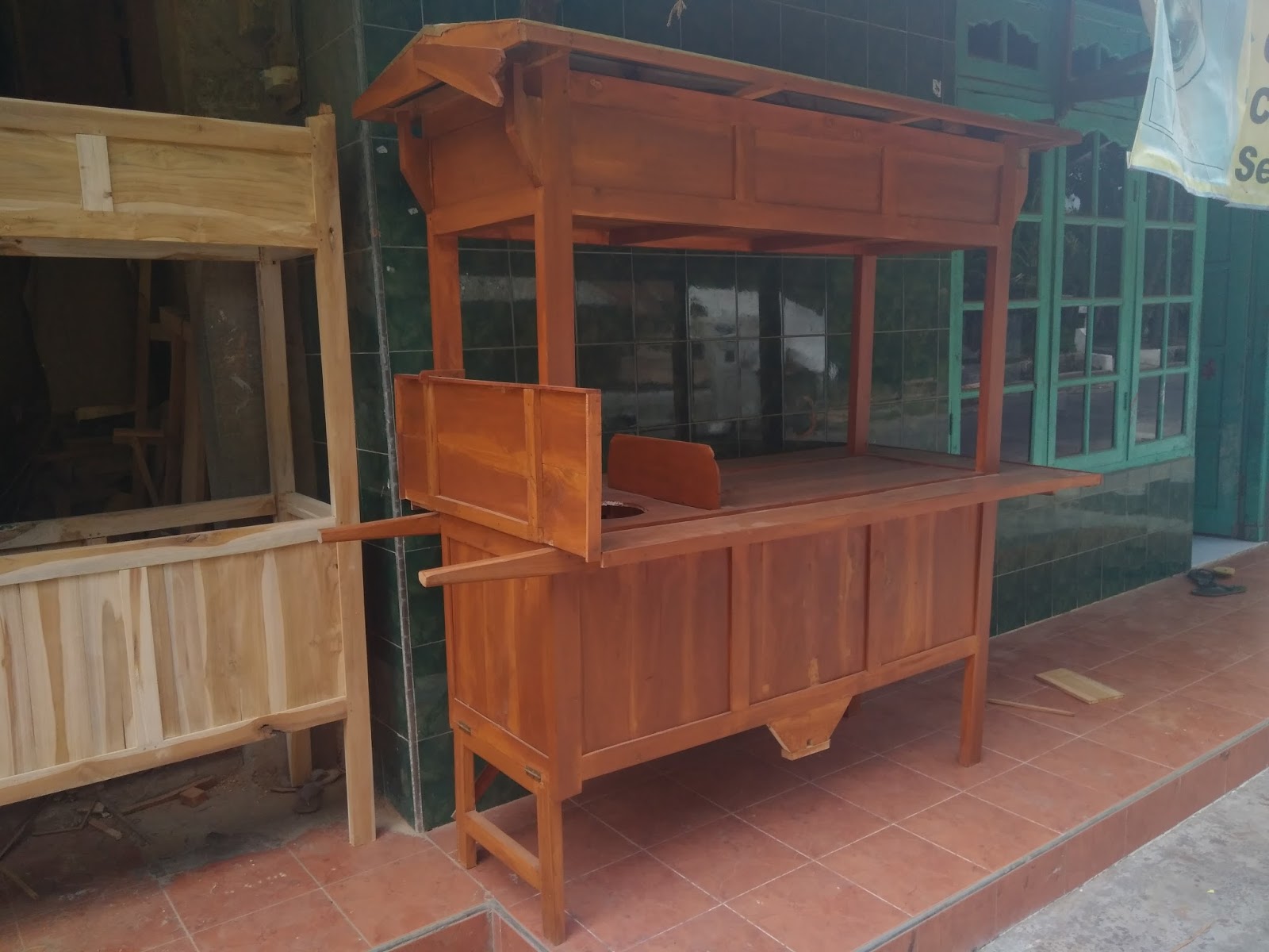 Jual Gerobak Kayu Desain Variatif