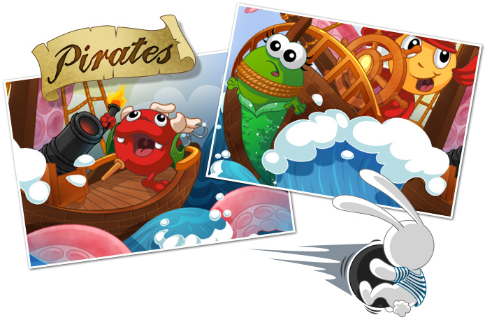 Prizee : tous les jeux !: Pirates : un jeu en ligne gratuit et plaisant