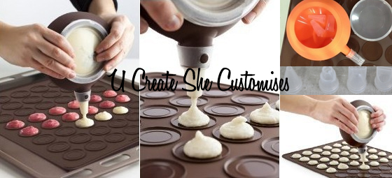 U Create, She Customises: Macaron Mat & Cream Dispenser