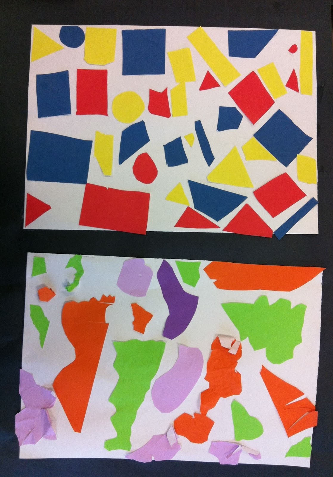 Art Room 104: 2nd Grade Shape Collages