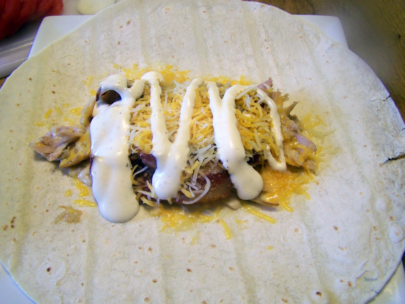 chicken bacon ranch wrap subway