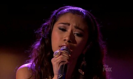 Jessica Sanchez Performs You Are So Beautiful on American Idol Top 5 ...
