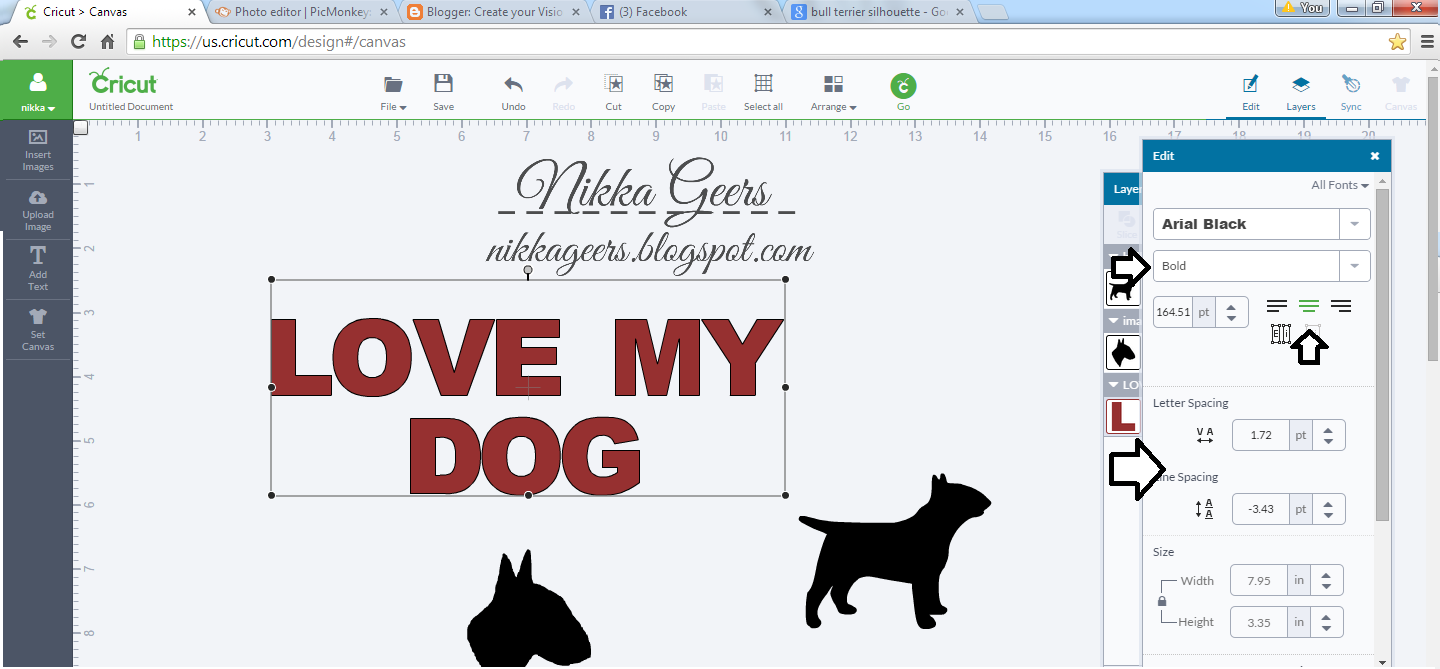 Create your Vision: Cricut Explore Tutorial - Knockout Text Tutorial