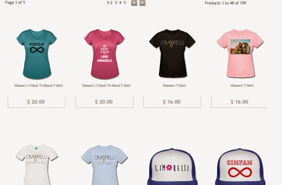 Blog About Cimorelli : Cimorelli Merchandise