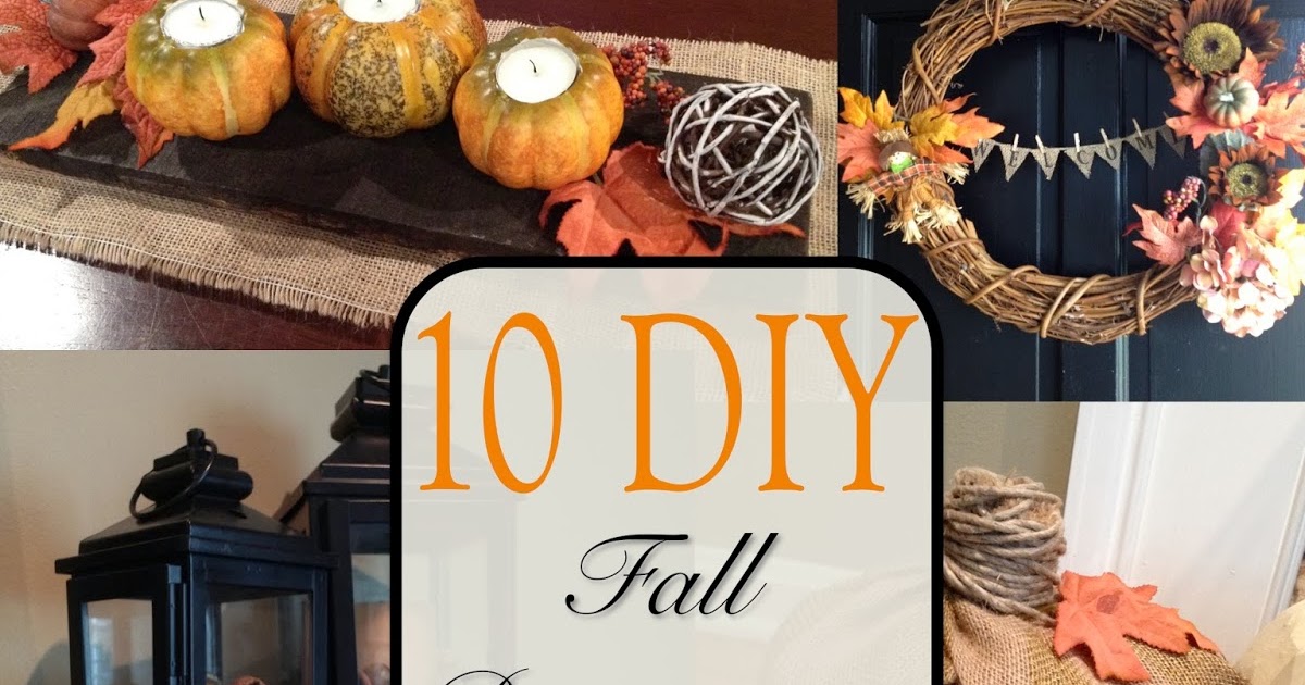 Two It Yourself: Fall Home Tour: 10 DIY Fall Decorating Ideas {for busy ...
