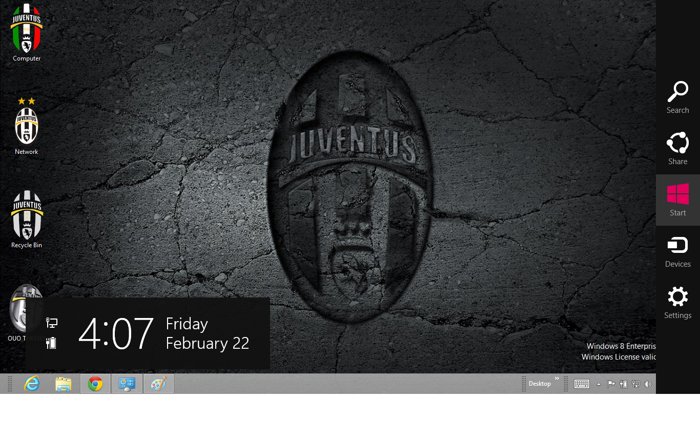 Juventus Windows 7 And 8 Theme | Ouo Themes